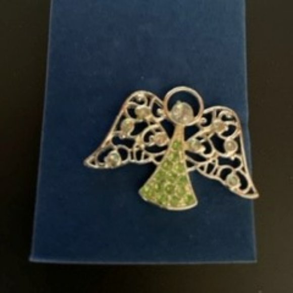 Avon | Jewelry | Heavenly Angel Birthstone Pin August | Poshmark